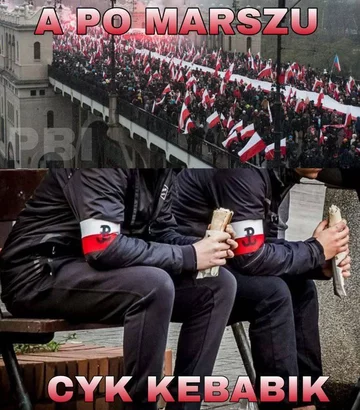 Mem związany z zamieszaniem wokół Marszu Niepodległości - galeria