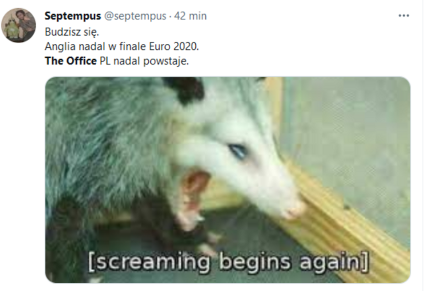 MEM inspirowany polską wersją serialu „The Office”/„Biuro”