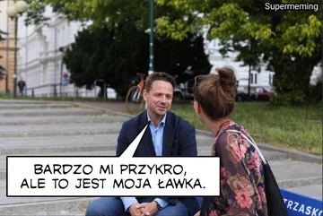 Mem z Rafałem Trzaskowskim - galeria zdjęć