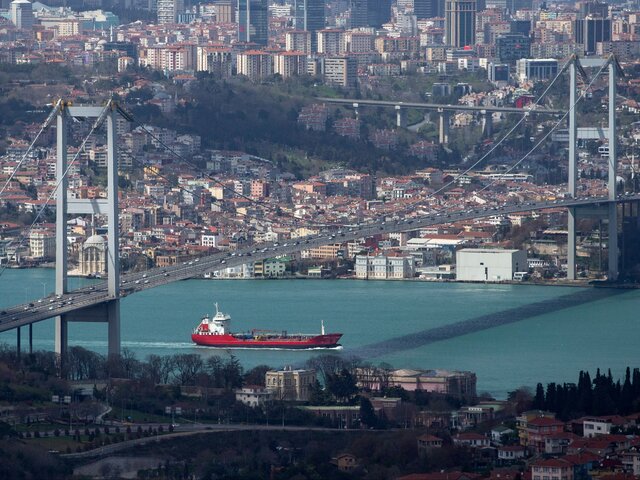 Ruch w cieśninie Bosfor wstrzymany. Statek z Ukrainy utknął na mieliźnie – Biznes Wprost