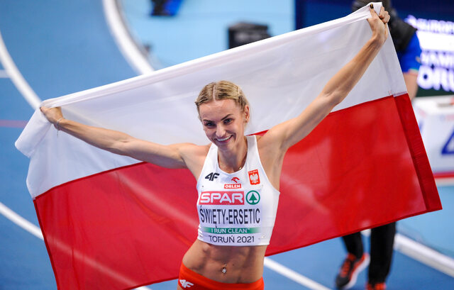 Halowe Mistrzostwa Europy. Srebrny medal Justyny Święty-Ersetic