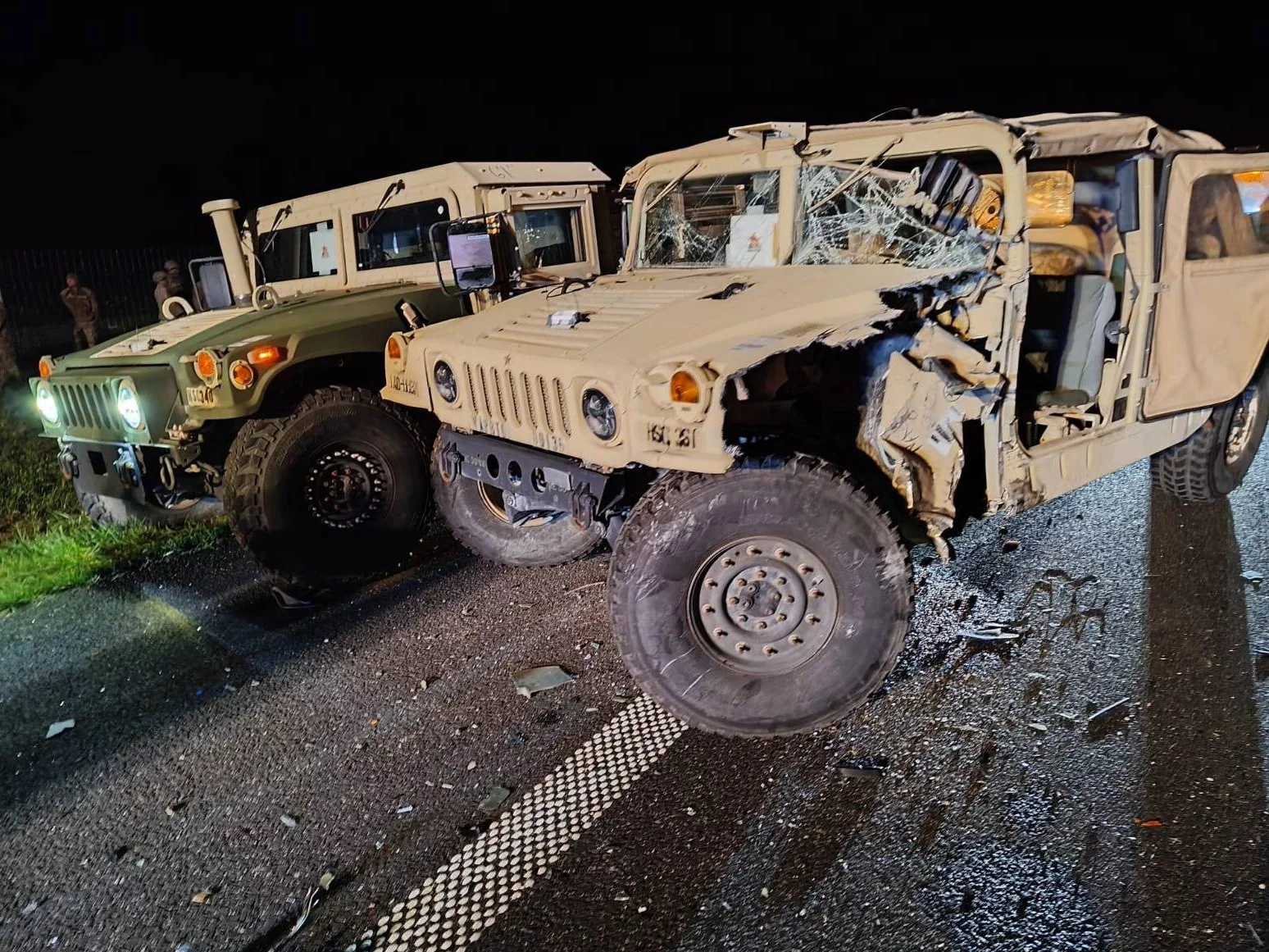 Wypadek na A2. Bus zderzył się z kolumną wojskową. Nowe informacje – Wprost