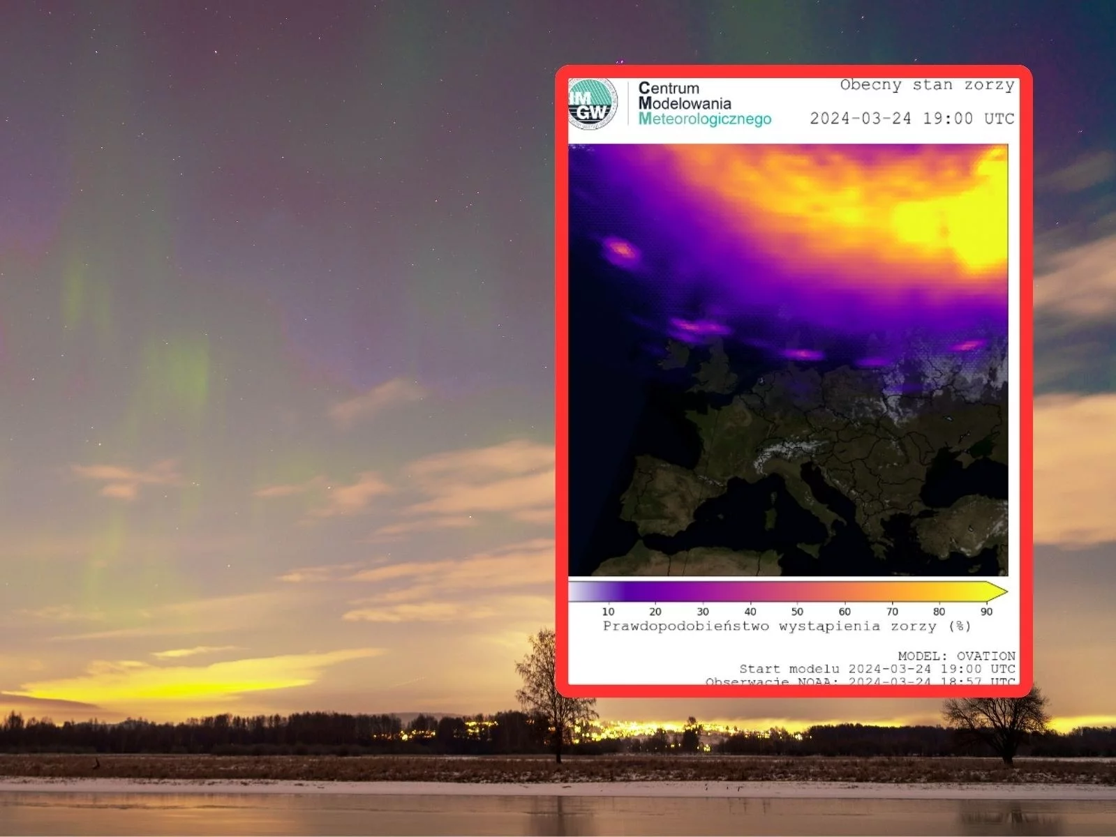 Trwa burza geomagnetyczna. „Zorze polarne mogą wystąpić na całym obszarze Polski” – Wprost